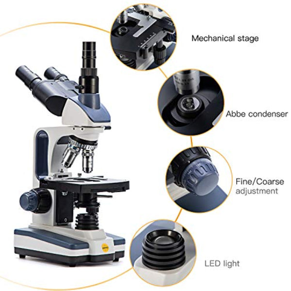 Trinocular Compound Microscope SWIFT SW350T - BIOWEB USA