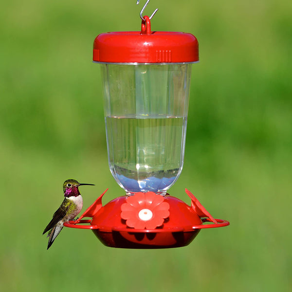 Perky-Pet 135TF Perky’s Finest Top Fill Plastic Hummingbird Feeder 16 ...